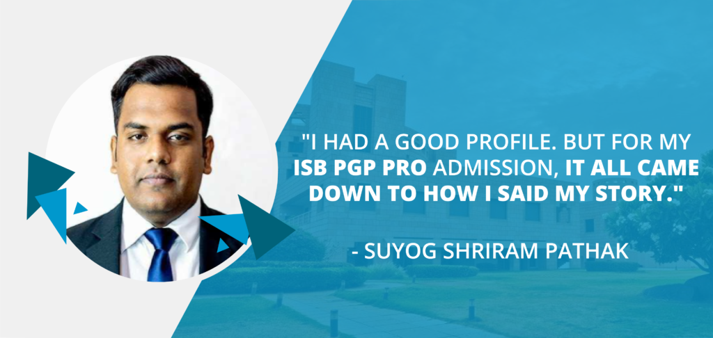 ISB PGP Pro Admit | Success Story from CrackVerbal Student